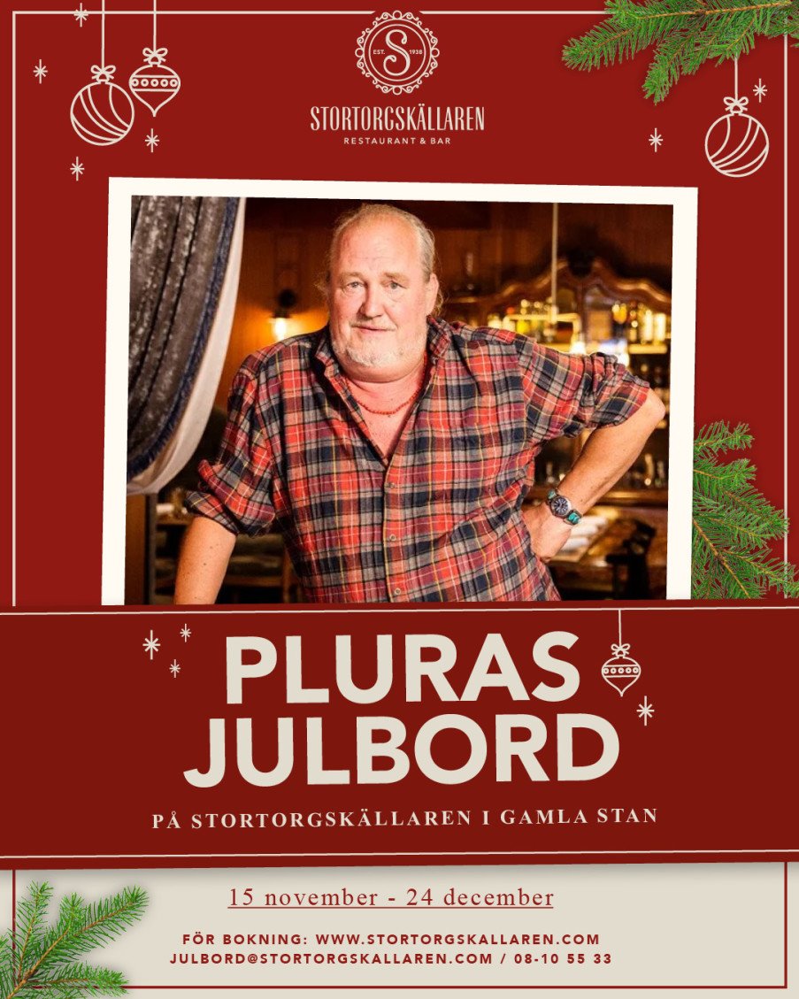 Julbord i Gamla stan 2024 – Pluras julbord